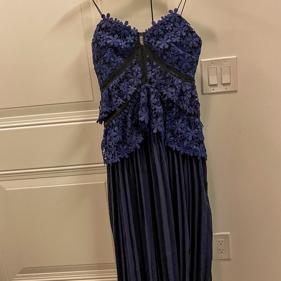 Self-Portrait | Dresses | Selfportrait Navy Dress | Poshmark